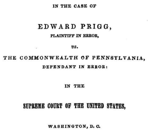 The Fate of Margaret Morgan in Prigg V. Pennsylvania
